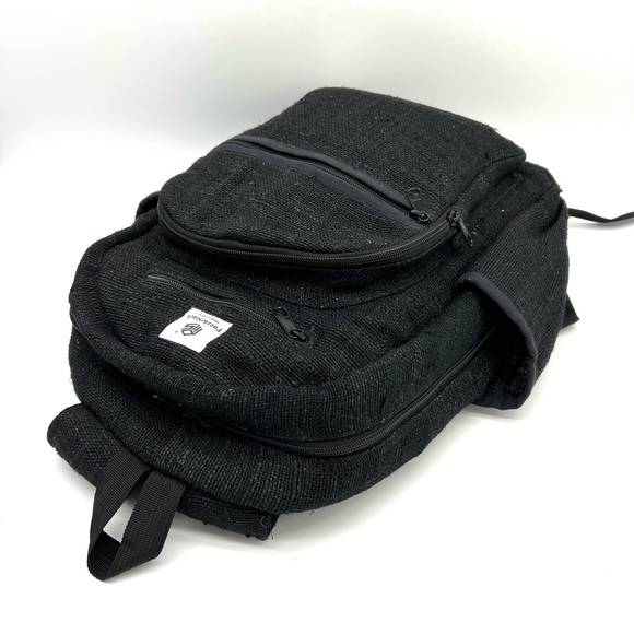 Puzzlestack | Bags | Kailash Himalayan Pure Hemp Black Backpack | Poshmark